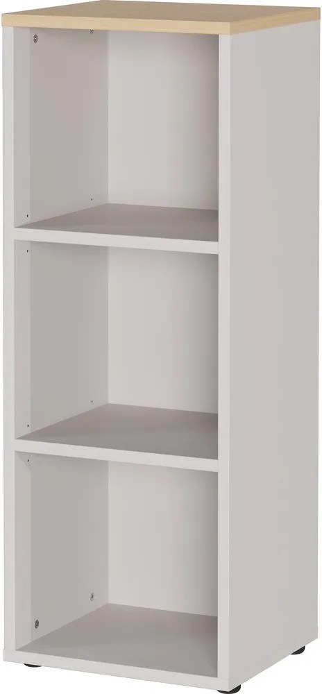 Krémová matná knihovna 45x120x40 cm Lissabon – Germania