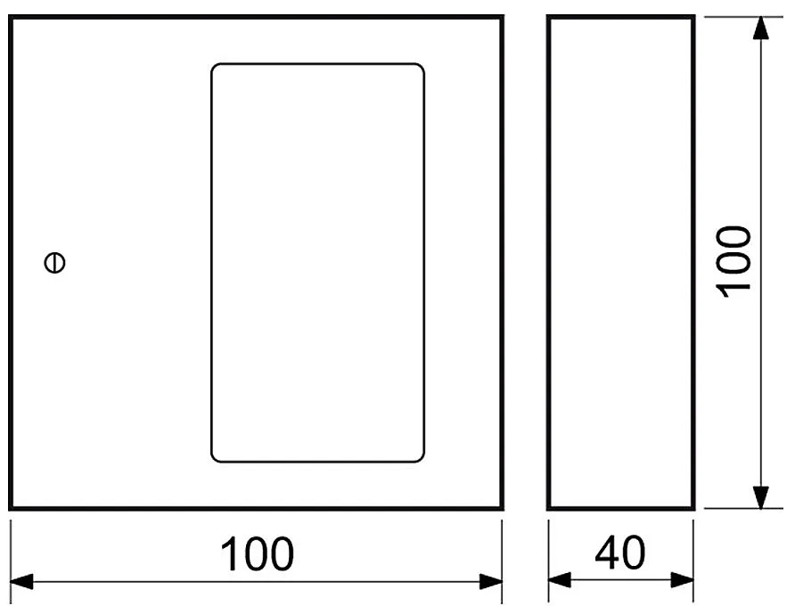Požární skříňka RICHTER TS1010G (ČERVENÁ)