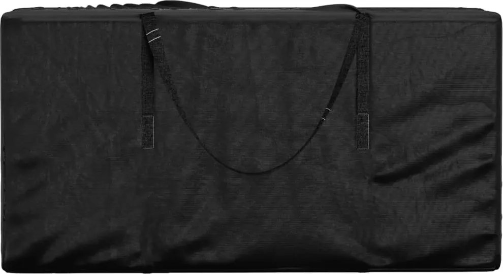 Úložný vak na zahradní podušky černý 150x75x75 cm polyethylen 319346