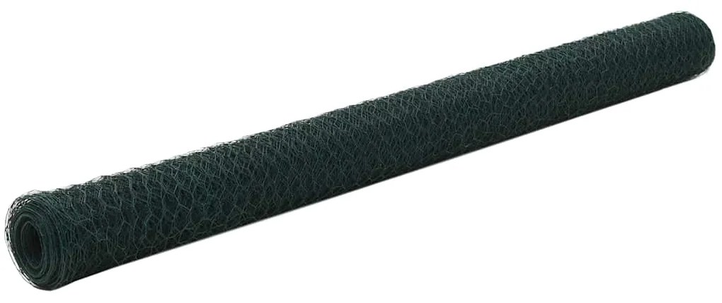 Pletivo ke kurníku ocel PVC vrstva 25 x 1,5 m zelené 143270