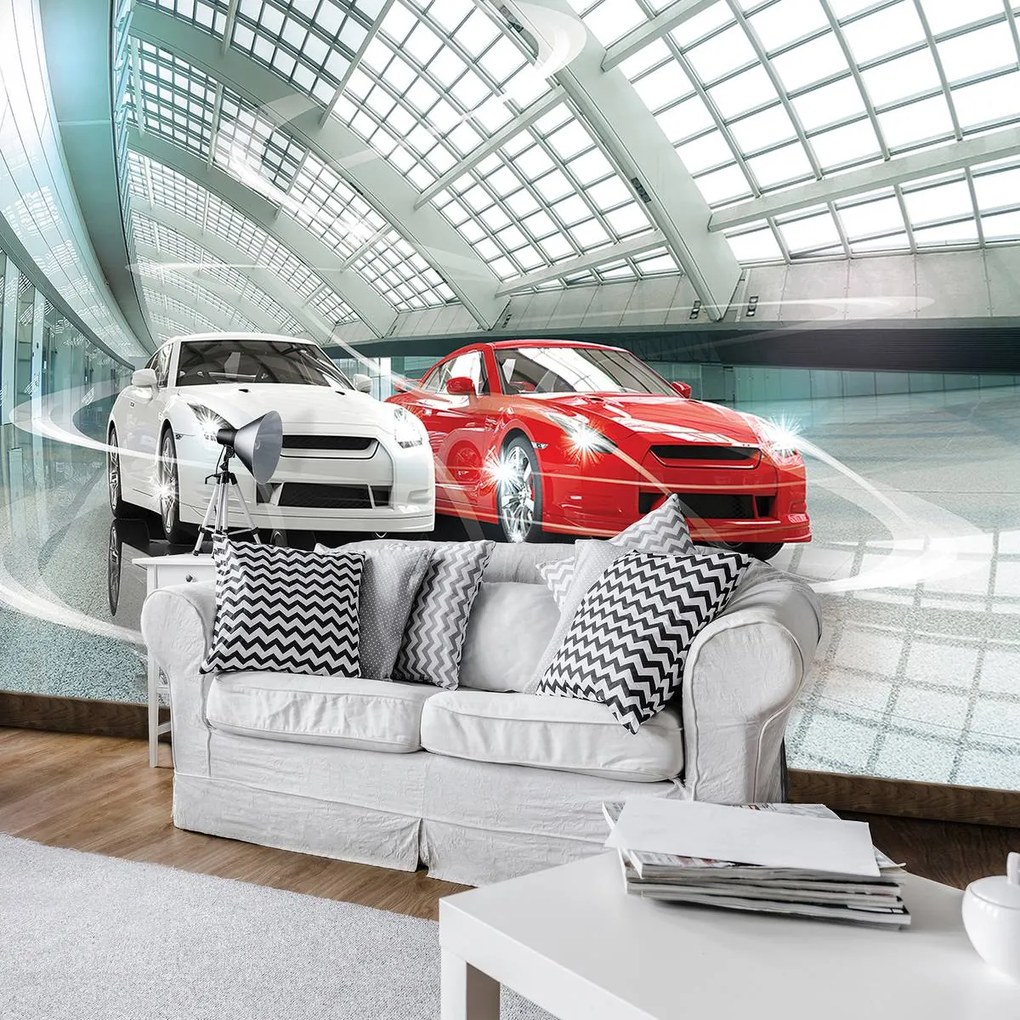 Fototapeta - Luxusní autosalon (254x184 cm)