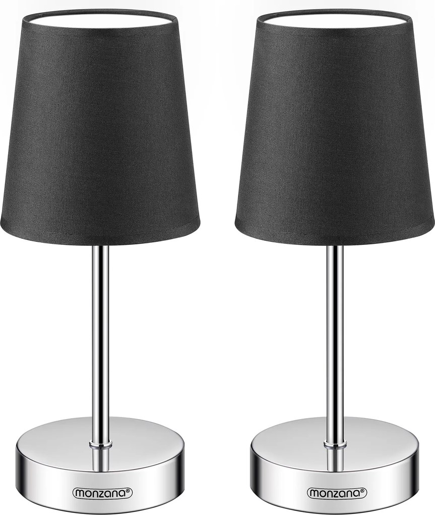 Stolní lampa Lumière sada 2 ks antracitová 32x13x13cm