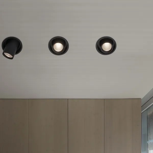 Ideal Lux - LED Podhledové bodové svítidlo NOVA LED/6W/230V pr. 6,8 cm černá