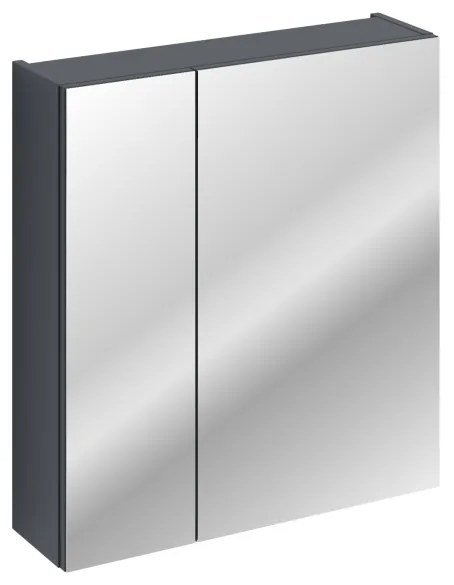 COMAD Závěsná skříňka se zrcadlem - SANTA FE 84-60 deep blue, šířka 60 cm, indigo modrá