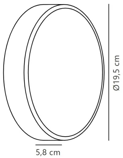 Nordlux - LED Venkovní nástěnné svítidlo OLIVER LED/9W/230V IP54 pr. 19,5 cm