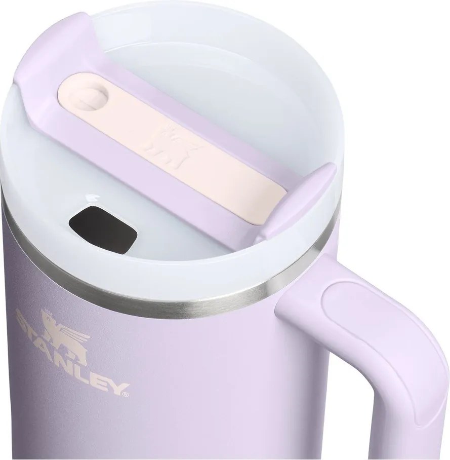 Termoska s brčkem z nerezové oceli v levandulové barvě 1,18 l Quencher H2.O FlowState™ Tumbler Purple Dust – Stanley