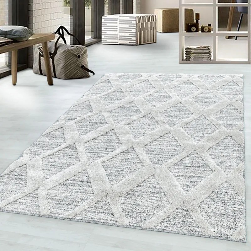 Ayyildiz, Kusový koberec Pisa 4703 Grey, 80x250, šedá, ložnice