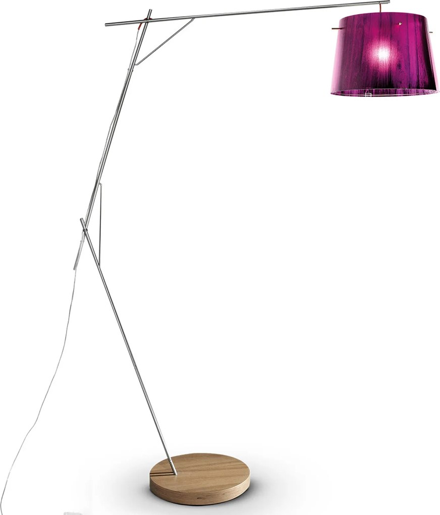 Slamp Woody - designová stojací lampa, purpurová