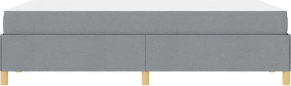 Rám postele Světle šedá 120 x 190 cm textil 3398920