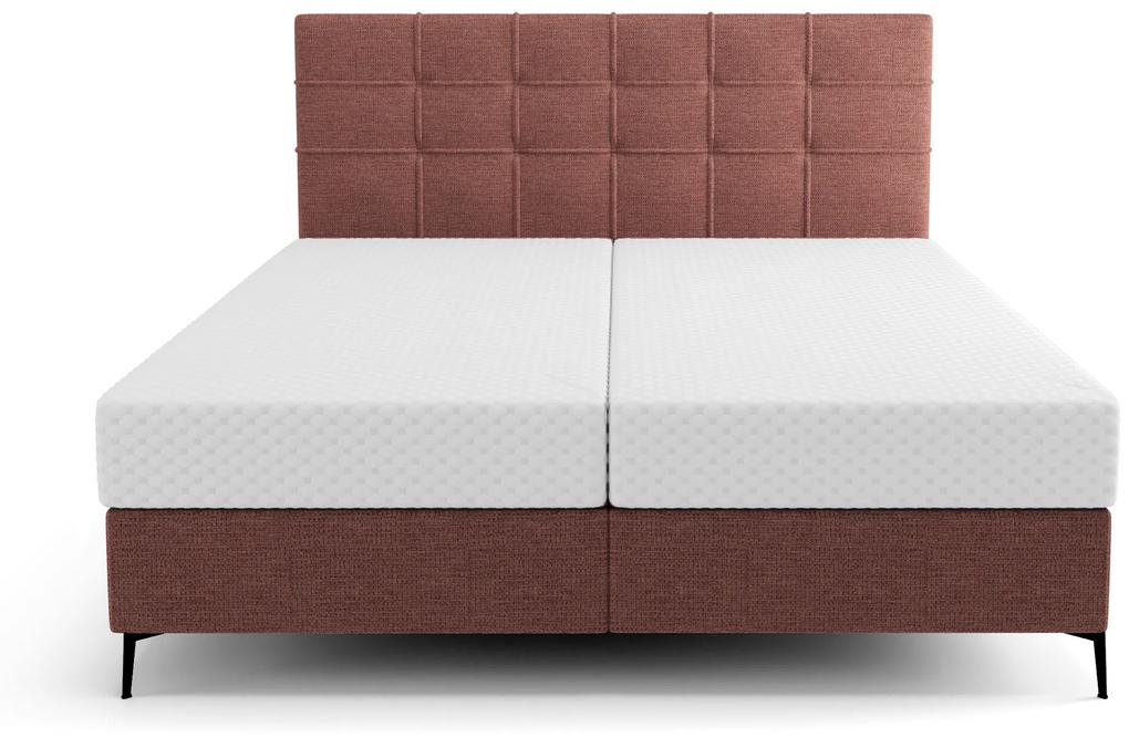 Jednolůžková postel 120 cm Infernus Comfort (terakota) (s roštem, s úl. prostorem). 1082358