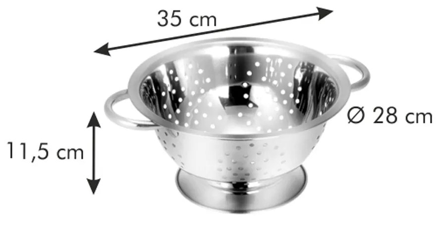 TESCOMA Cedník s podstavcem GrandCHEF ø 28 cm