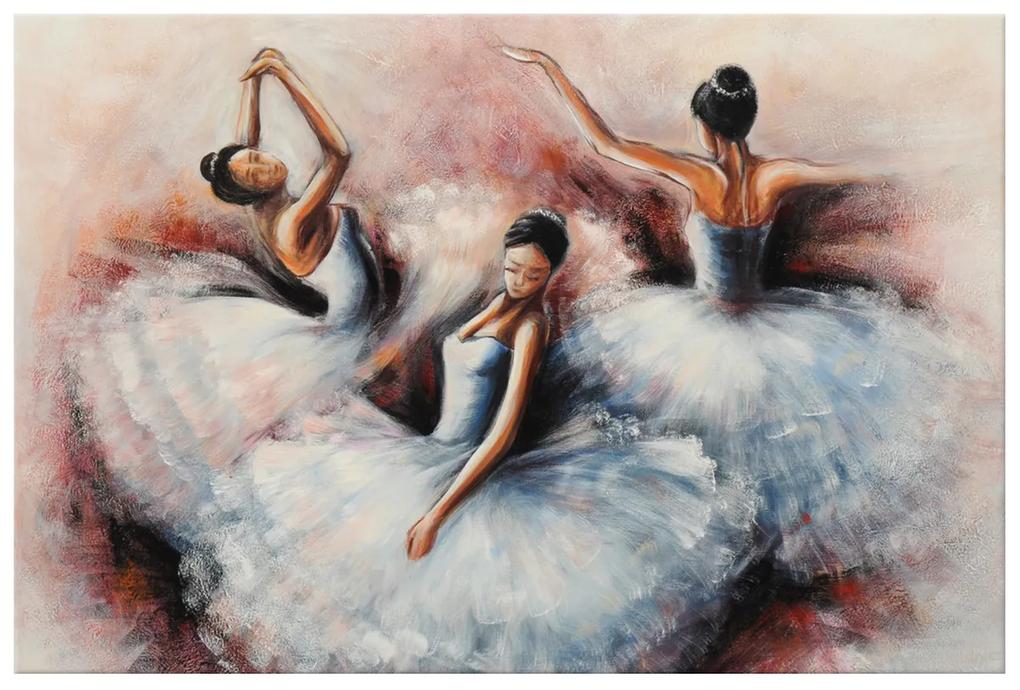Gario Ručně malovaný obraz Nádherné baletky Rozměry: 100 x 70 cm