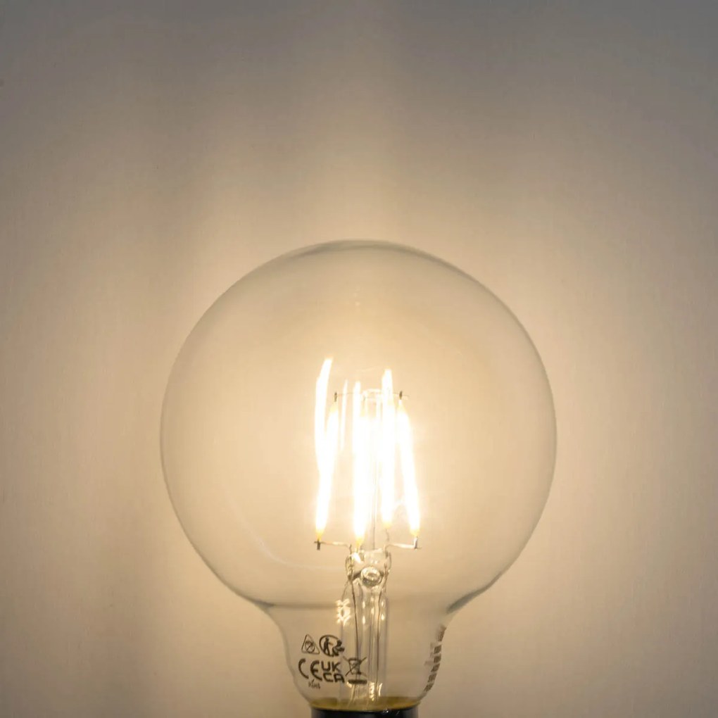Sada 5 stmívatelných LED žárovek E27 G95 5W 450LM 3000K