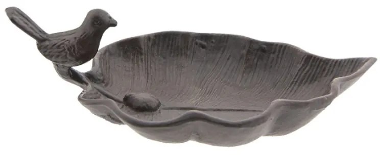 Litinové pítko pro ptáčky Bird – 26x15x8 cm