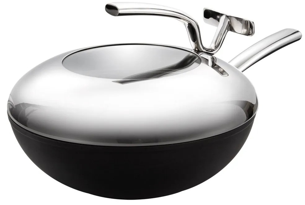 Wok PRESIDENT ø 30 cm, s poklicí