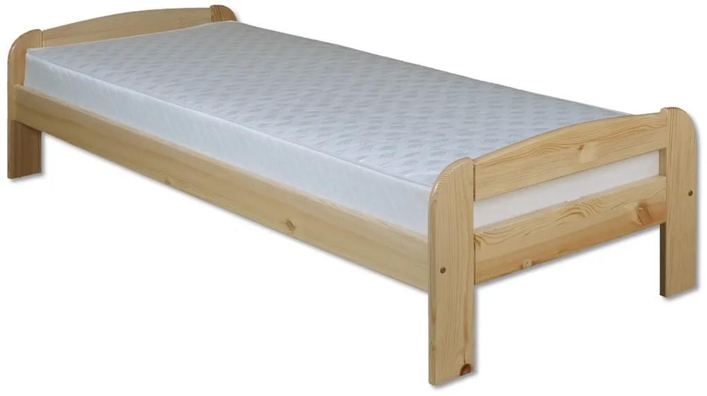 Drewmax LK122 80x200 cm - Dřevěná postel masiv jednolůžko