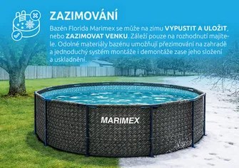 Bazén Florida 3,66x0,99 m RATAN bez přísl. Marimex 10340213