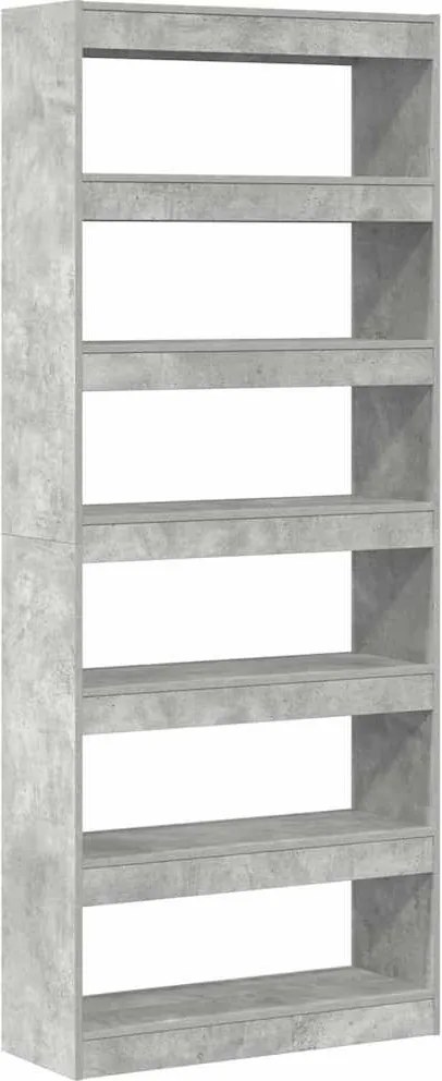 Knihovna 6 úrovní 80 x 30 x 198 cm Kompozitní dřevo 3333919