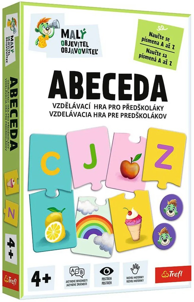 TREFL Hra Malý objevitel Abeceda vzdělávací společenská hra tr2844