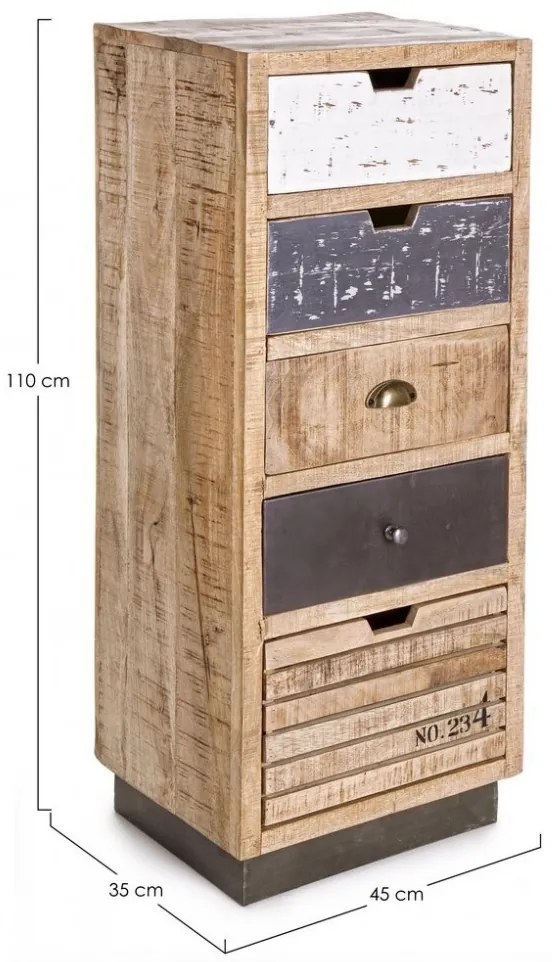 BIZZOTTO komoda TUDOR se šuplíky 0745463