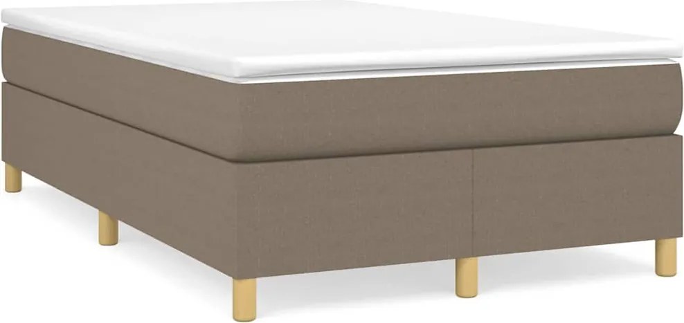 Rám postele s boxspringem taupe 120 x 200 cm textil 3120949