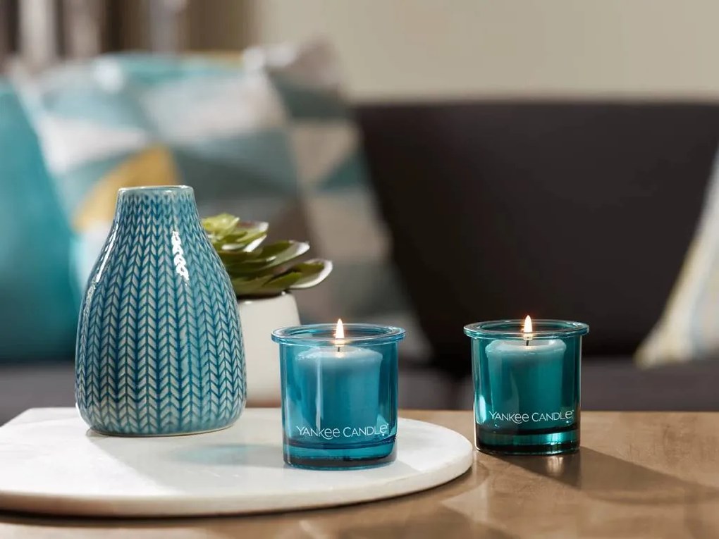 Yankee Candle – svícen na votivní svíčku Pop, růžová