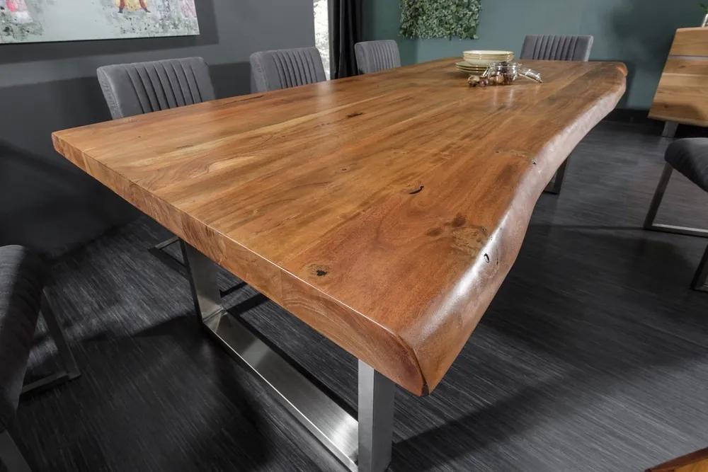 Luxusní jídelní stůl z masivu Massive II New Honey 220cm