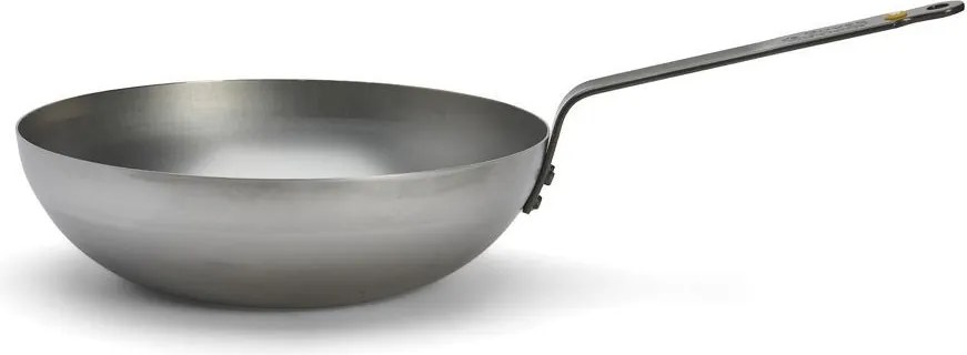 Ocelová pánev WOK de Buyer MINERAL B 24cm zaoblený