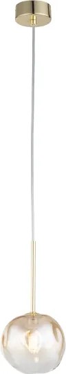 BRILAGI - Lustr na lanku VULCANO 1xG9/8W/230V pr. 15 cm zlatá/kouřová béžová