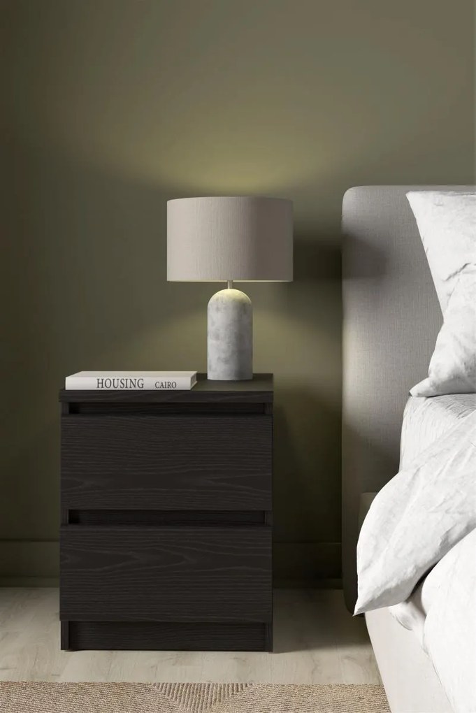 FALCO Noční stolek Simplicity 291 woodgrain černá