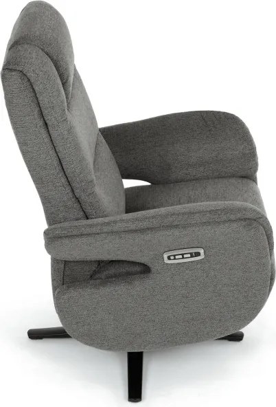 Polohovací křeslo šedé, elektrické TV-C5590 GREY2