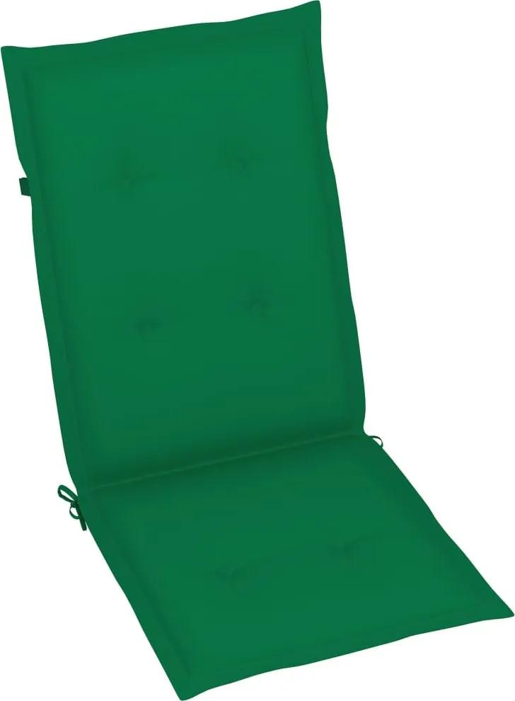 vidaXL Skládací zahradní židle s poduškami 8 ks masivní akácie [3075059] Barva: Šedá