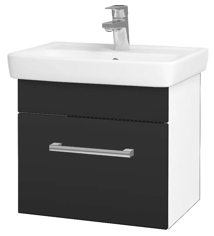 Dřevojas Koupelnová skříň SOLO SZZ 50 Varianta: N01 Bílá lesk / Úchytka T01 / D15 Nebraska