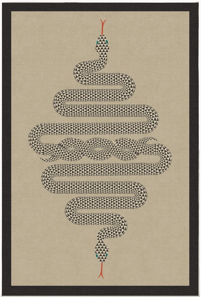 Pratelný koberec's nízkým vlasem Venom by Jonathan Adler