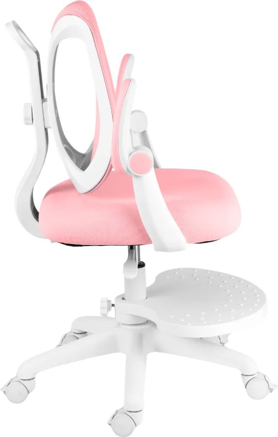 Dětská rostoucí židle Neoseat JUNI 022 — látka, pratelný potah, růžová