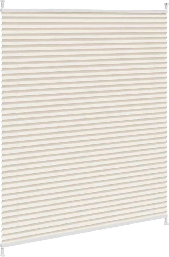 Plisované žaluzie / rolety Plisse 110 x 125 cm - krémové 240646