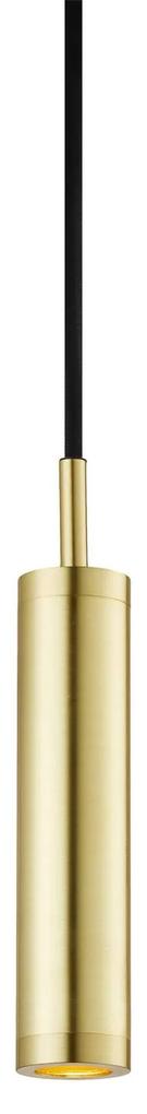 Závěsná lampa Liberty Spot, zlatá barva, výška 25 cm