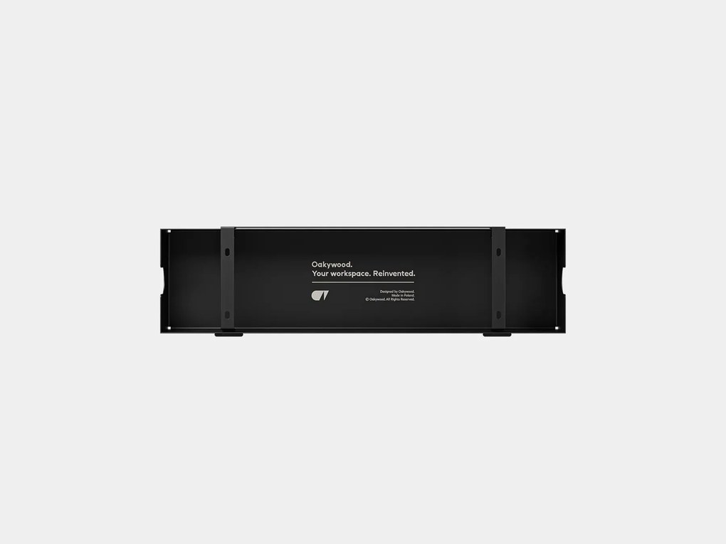 Organizér kabelů pod stůl Bílá / Velký (100 cm)
