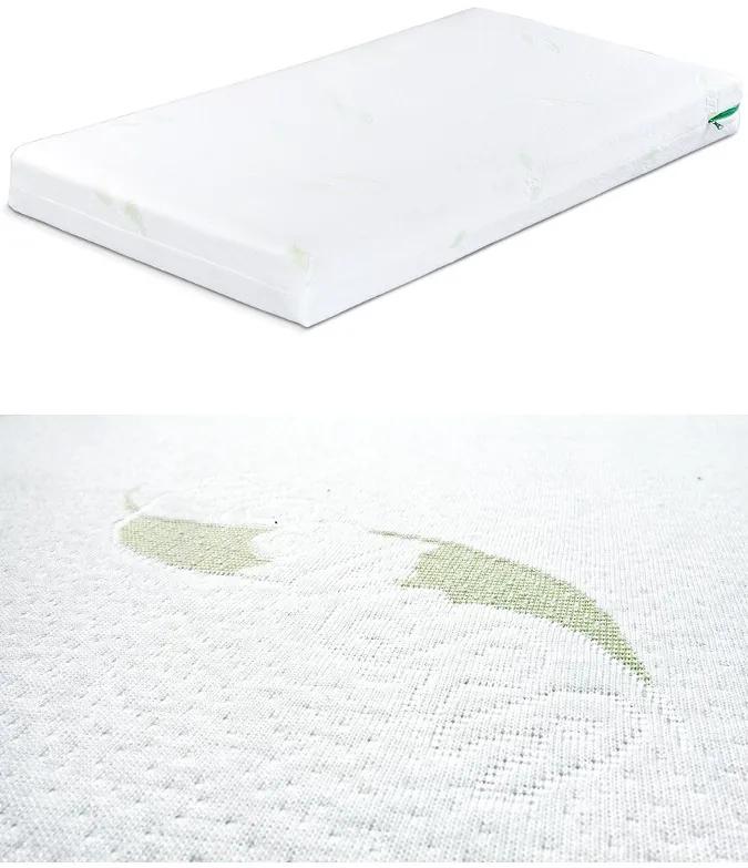 SENSILLO dětská matrace latex-molitan-kokos 140x70 cm bílá