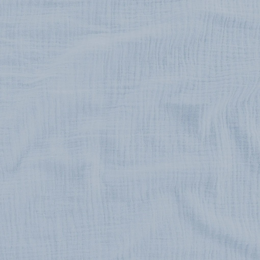 Celoroční mušelínový povlak na polštářek Ice Blue - GOTS Velikost: 70 x 90