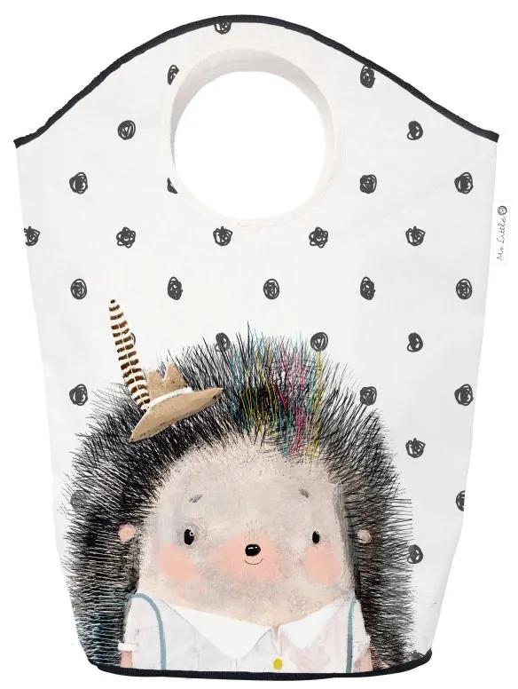 Koš na prádlo a hračky Forest School-Hedgehog Boy (60l)