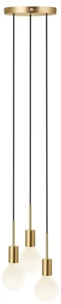 Nordlux - Lustr na lanku PACO 3xE27/25W/230V mosaz