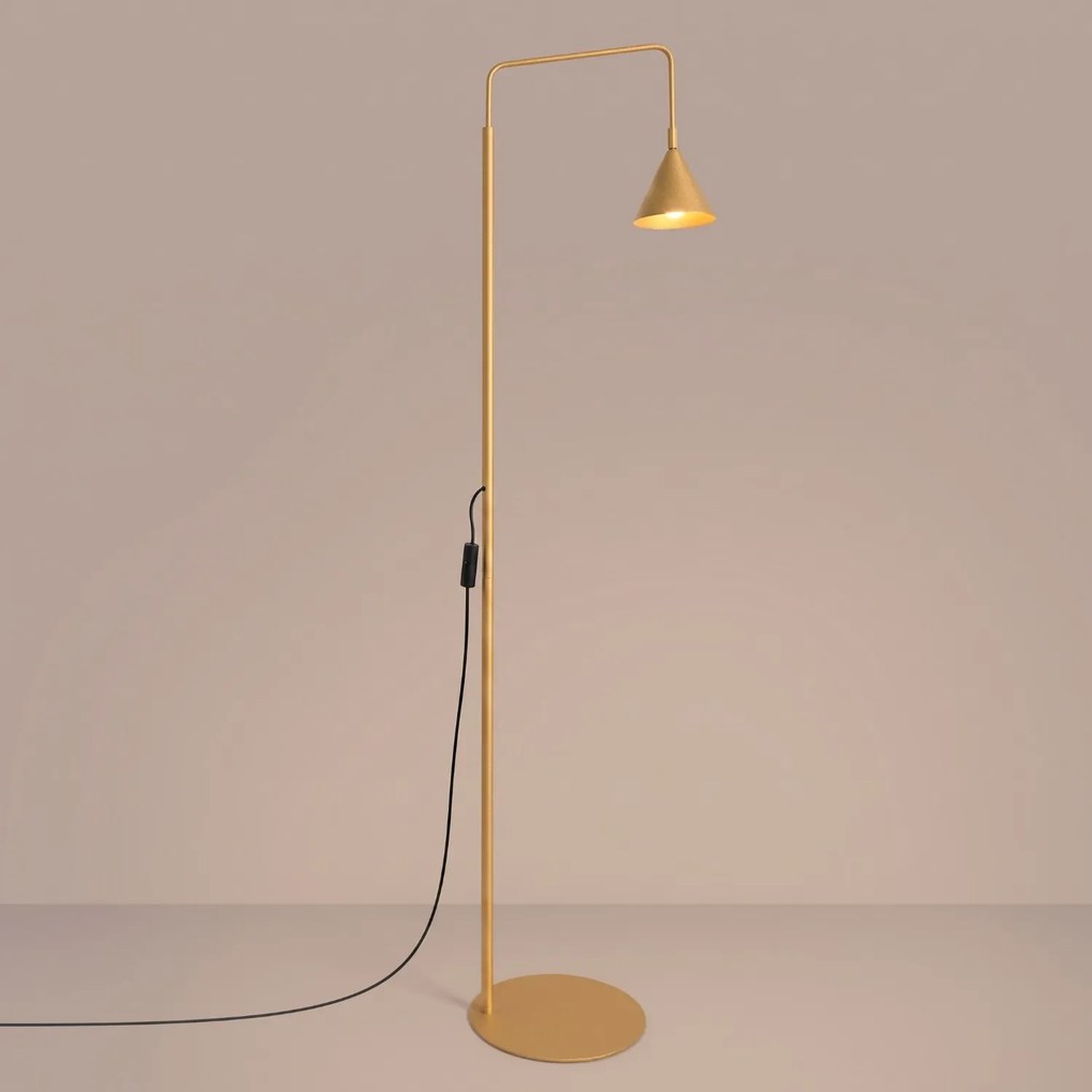 Sollux Lighting Stojací lampa NOX zlatá