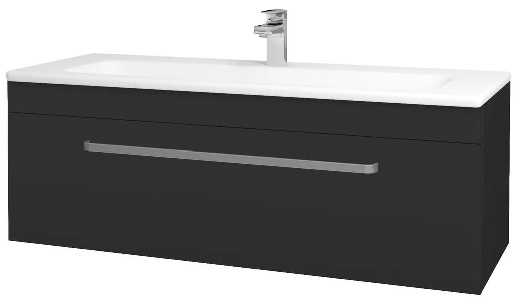 Dřevojas Koupelnová skříň ASTON SZZ 120 Varianta: D01 Beton / Úchytka T01 / D01 Beton