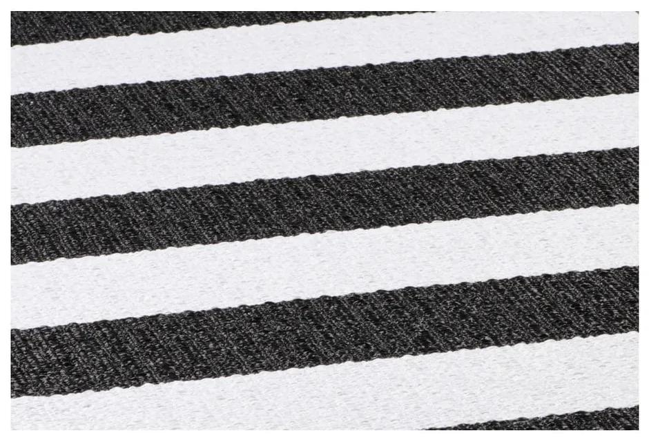 Černo-bílý koberec vhodný do exteriéru Narma Birkas, 70 x 100 cm