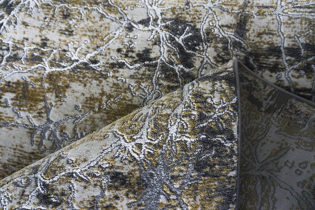 Kusový koberec Zara 9630 Yellow Grey, 120x180, žltá, kancelária, Berfin Dywany