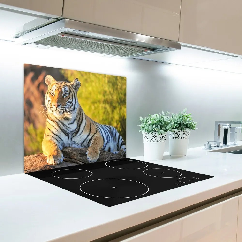 Skleněná krájecí deska Portrét tygra 60x52 cm