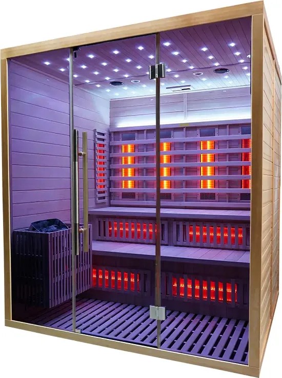 Marimex | Kombinovaná sauna Marimex UNITE XXL s Wi-Fi (FSC) + saunová kamna | 11100117