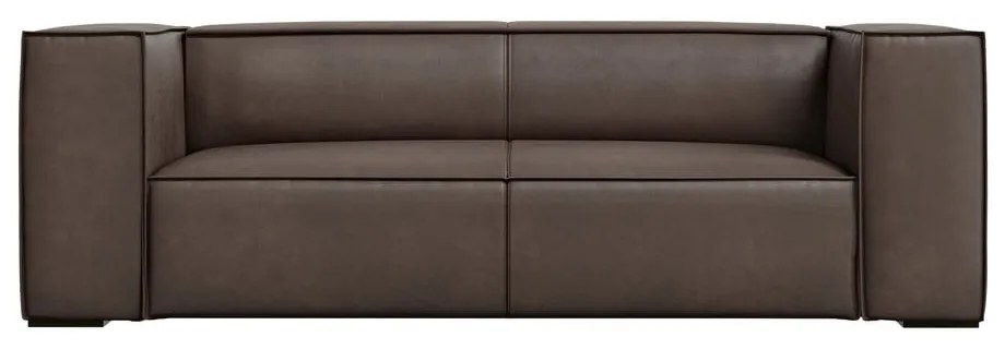 Hnědá kožená pohovka 212 cm Madame – Windsor &amp; Co Sofas