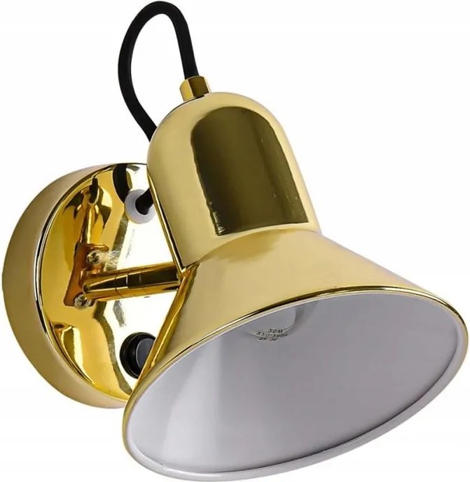 Spotová lampa s vypínačem Astama LP-1122/1W Gd Light Prestige